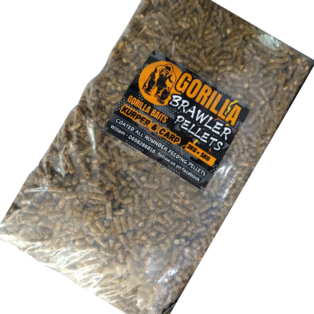 Gorilla Brawler Pellets Coated All Rounder Feeding Pellets 3KG | Fish ...