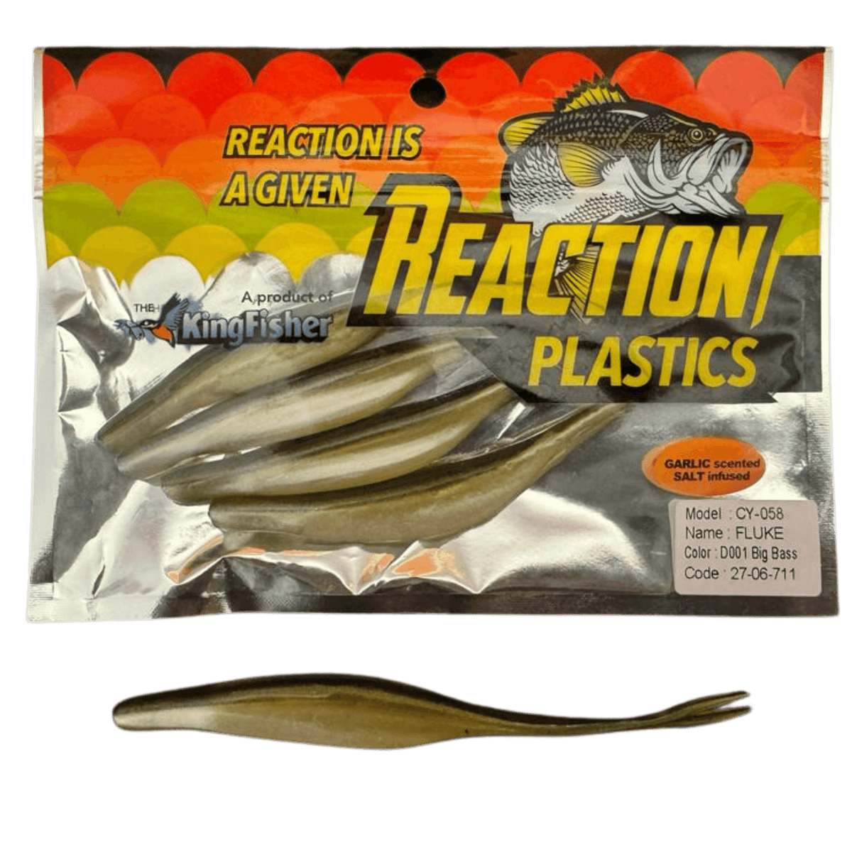 Kingfisher Reaction Stretch Floating Fluke Bait | Fish On Tackle Store
