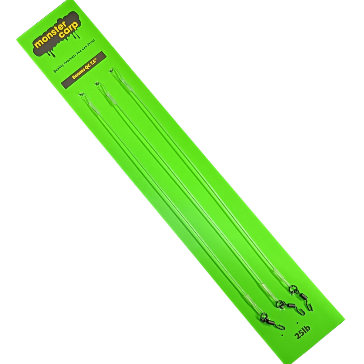 Monster Carp Ready Tied Booms With Spinner Swivel 25lb– Fish On Tackle ...