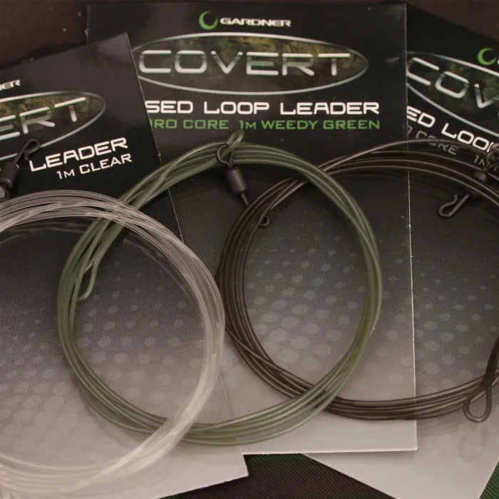 Gardner Covert Fused Loop Leaders 1m | Fish On Tackle Store